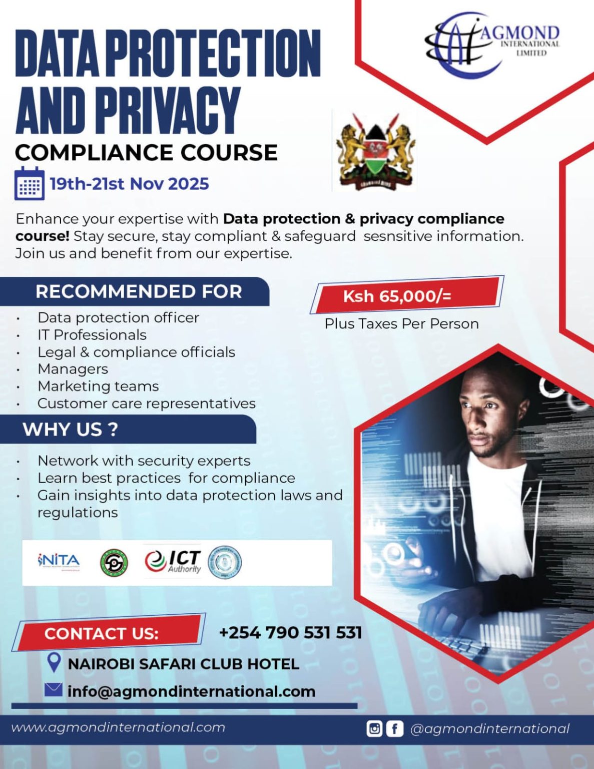 Data Protection & Compliance Course 19th – 21st November – Agmond ...